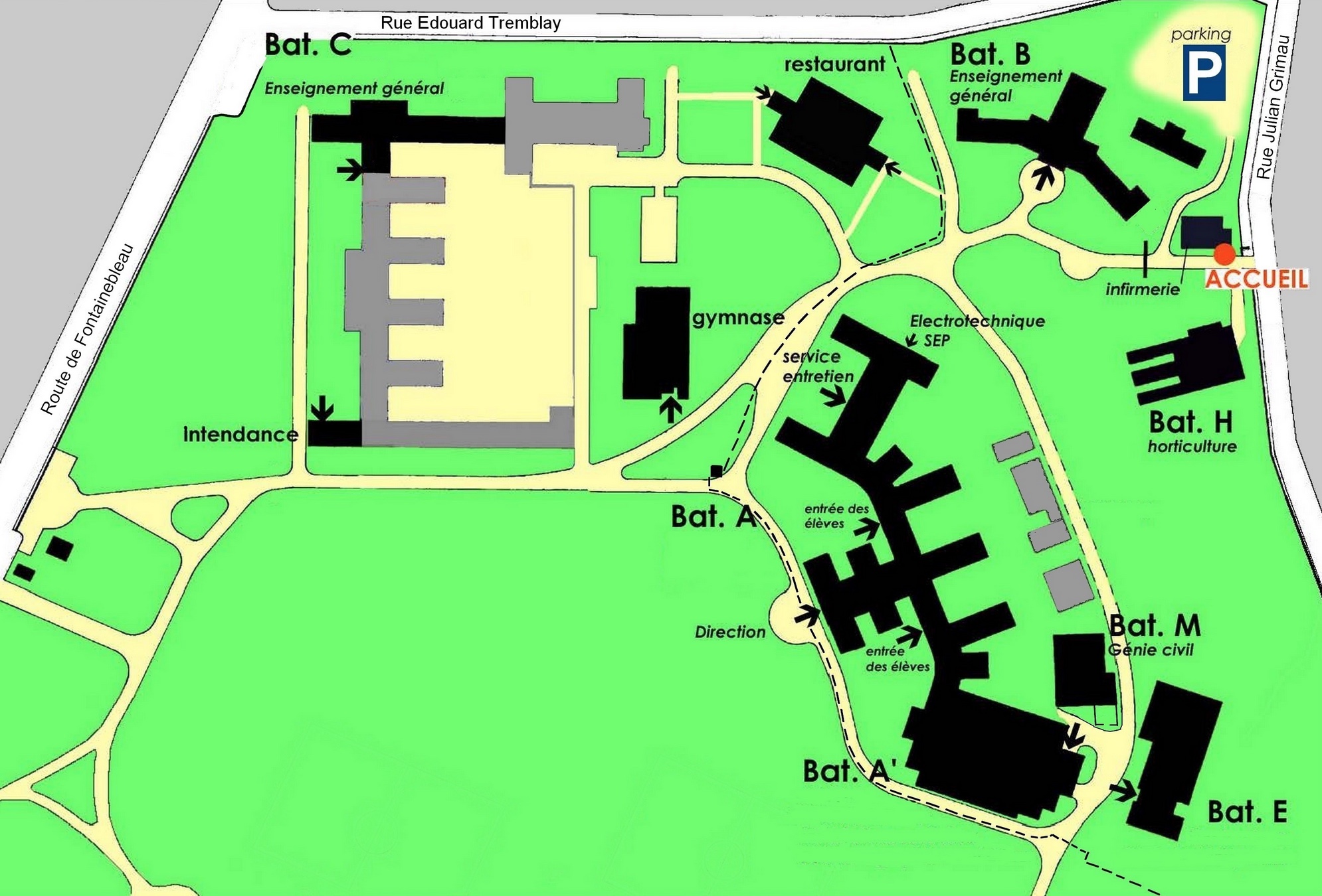 Contacts – Lycée Adolphe Chérioux